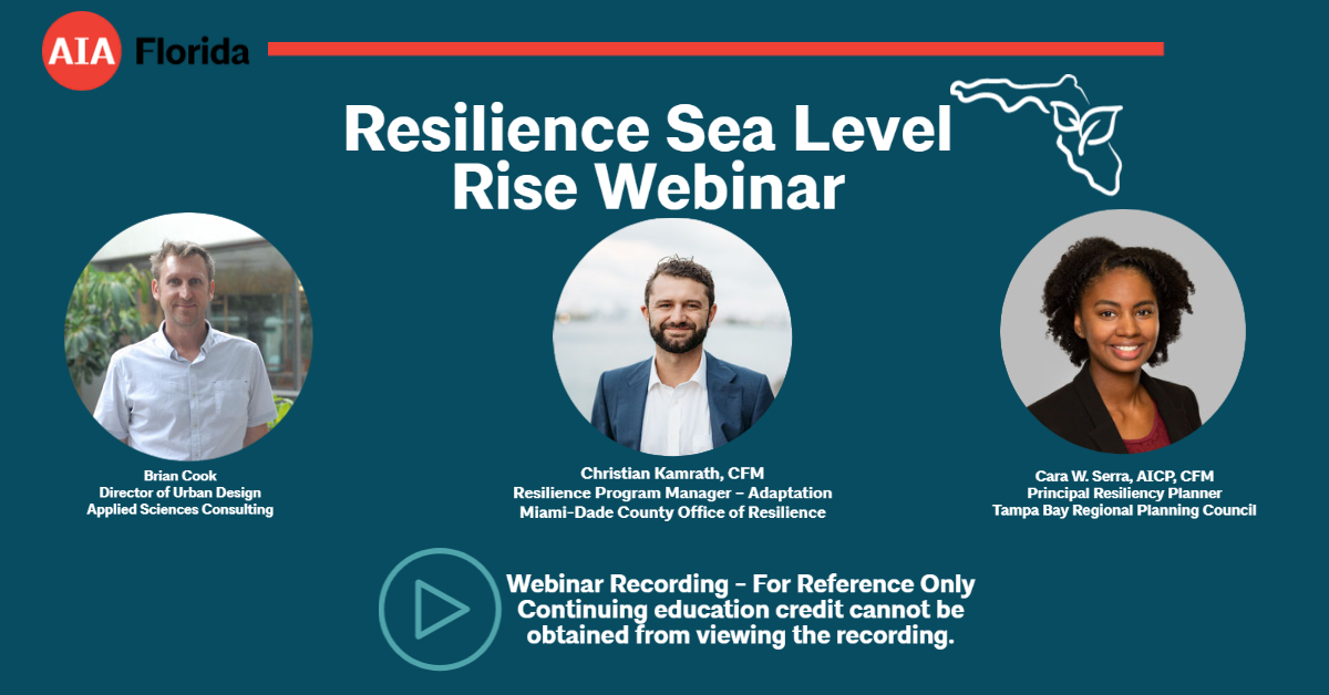 AIA Florida Resilience Webinar Series